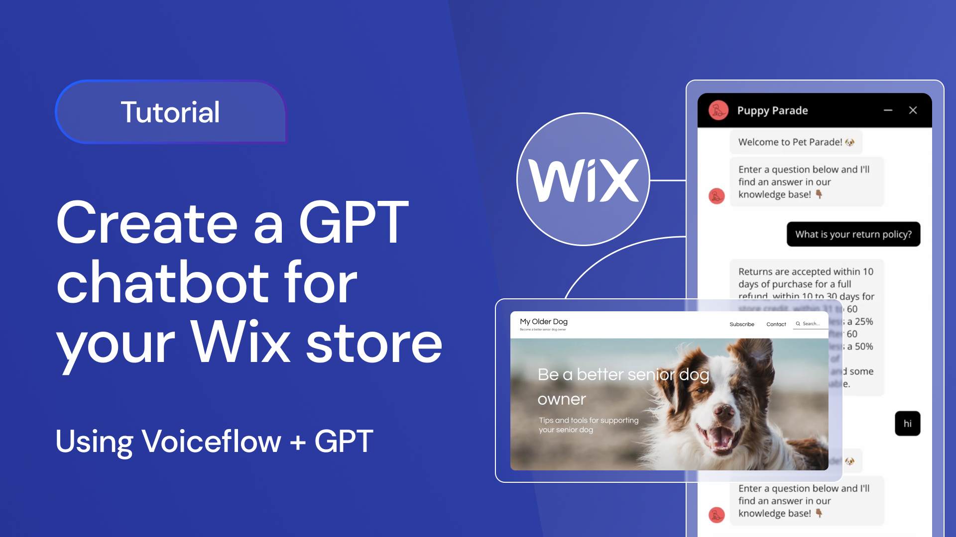 Build A Gpt Powered Chatbot For Your Wix Store Voiceflow Template 